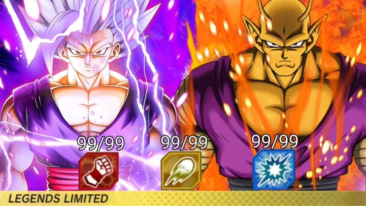 FATHER AND SON GOING ALL OUT LEVEL 99 ART BOOSTS BEAST GOHAN & ORANGE ...