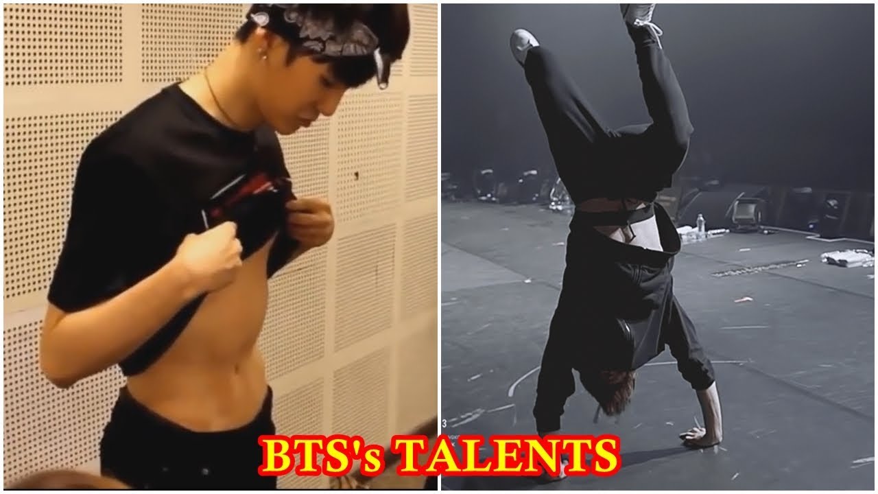 When BTS (방탄소년단) show their hidden talents - YouTube
