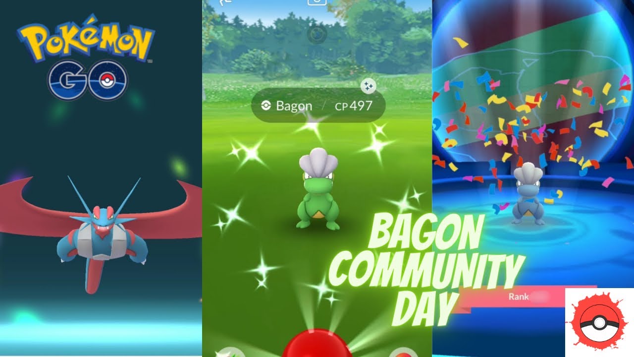 Bagon Community Day Classic in Pokemon Go! - YouTube