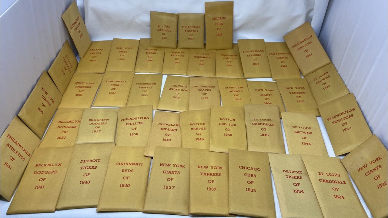 Collecting and Hoarding of Baseball Sims | Collector's Corner - YouTube