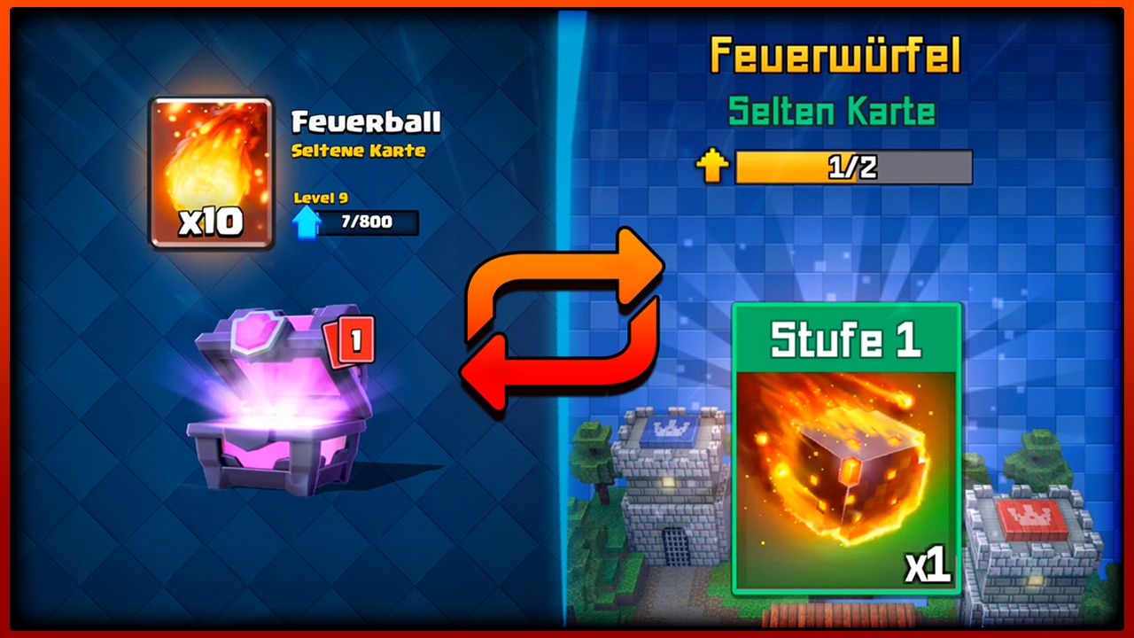 ERSTE LEGENDÄRE KARTE im CLASH ROYALE RIP OFF! | MINECRAFT + CLASH ...