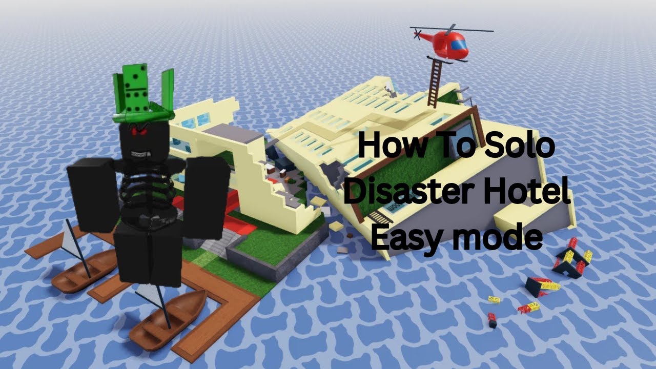 Roblox Tower Heroes How To Solo Disaster Hotel Easy Mode - YouTube