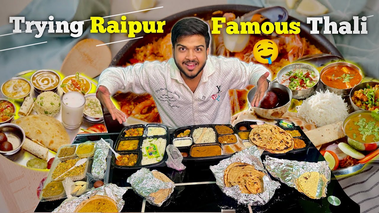 Raipur के Famous Restaurants की Best-Seller Thali का Honest Review ...