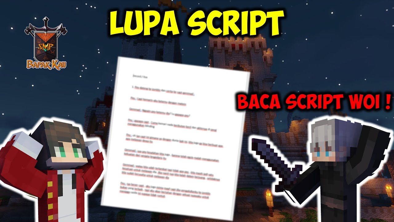 Behind The Scene BPK SMP S3 " PakGM MARAH Karena Aku Lupa SCRIPT " # ...