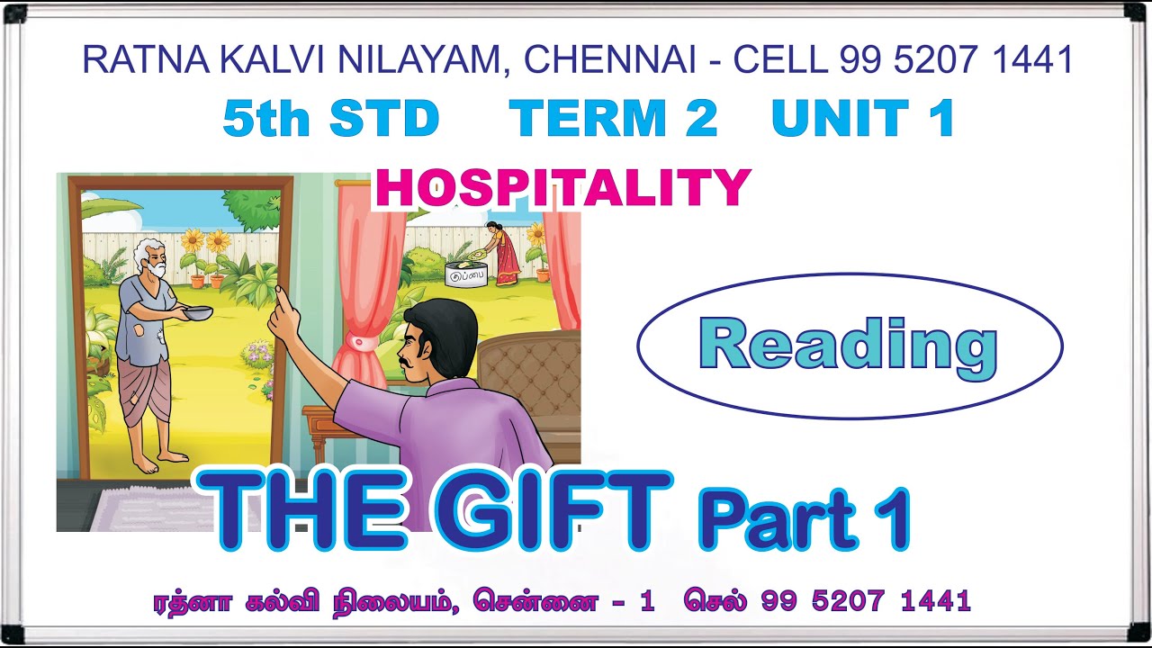 5th Std English Hospitality The GIFT Reading YouTube 5th Std English Hospitality The GIFT Reading YouTube