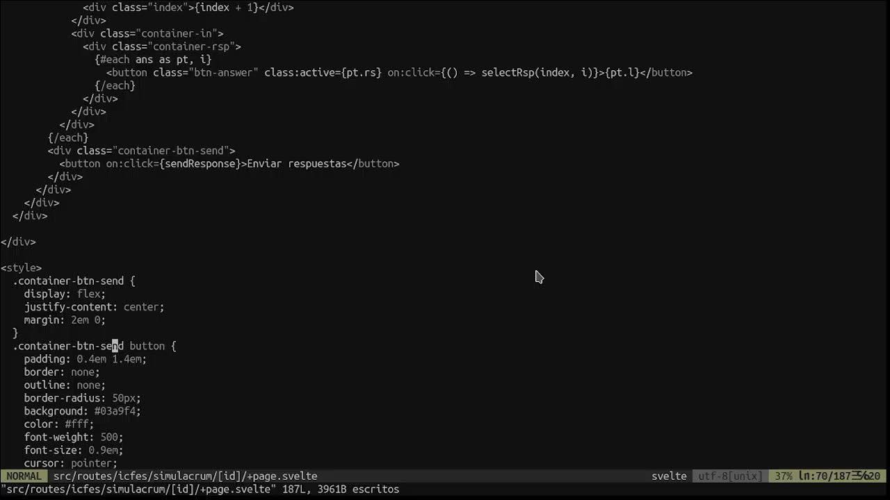 Codificación SvelteKit en vivo App para colegios y simulacros ICFES. SvelteKit MySQL PHP Parte ...