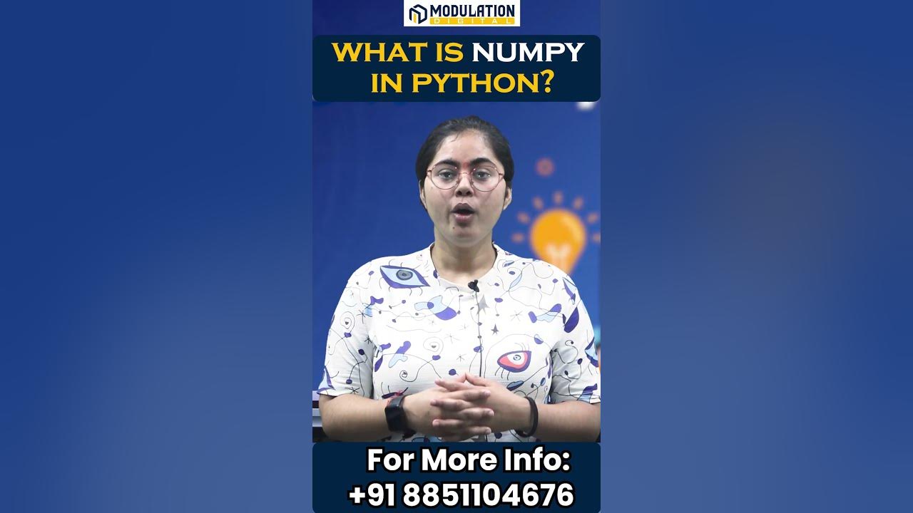 Numpy What Is Numpy What Is Numpy In Python Numpy Python Numpytutorial Youtube