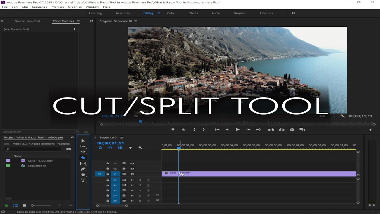 What is Razor Tool in Adobe Premiere Pro|Adobe Premiere Pro Tutorial ...