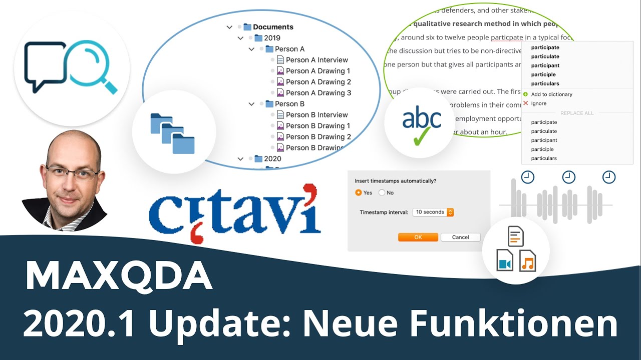MAXQDA 2020.1 ist da! Neue Funktionen - YouTube