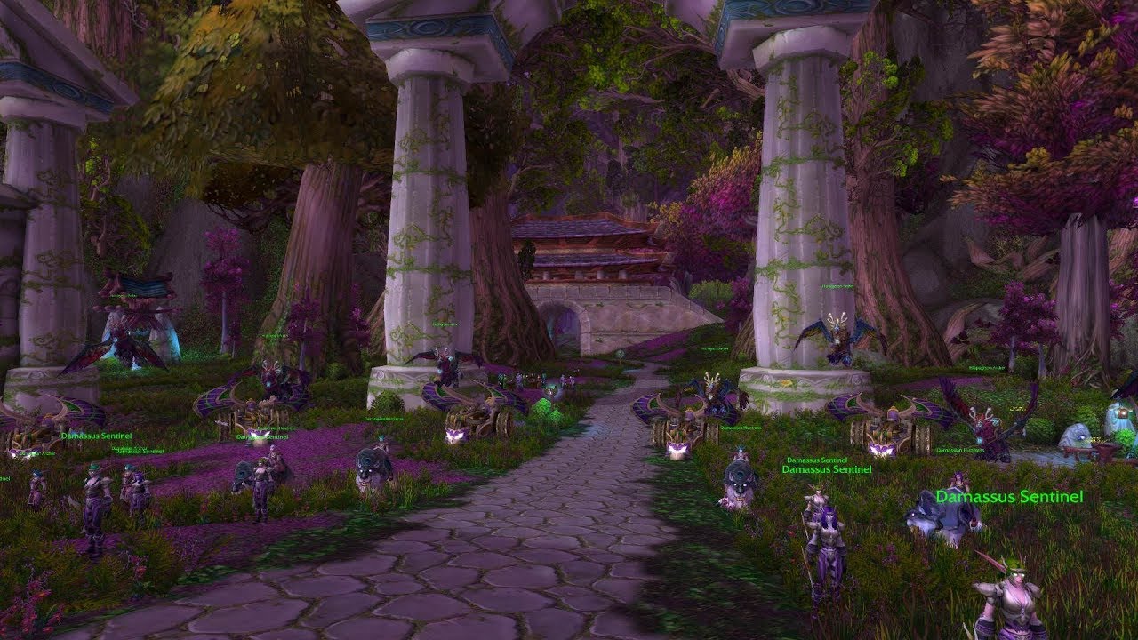 The Burning of Teldrassil Intro (Battle for Azeroth Alpha) - YouTube