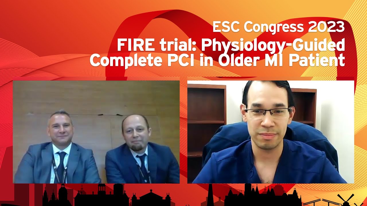 FIRE trial: Physiology-Guided Complete PCI in Older MI Patients - # ...