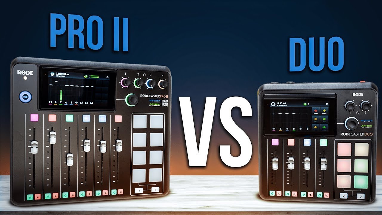 Rode Rodecaster PRO II vs Rodecaster DUO: Welches für mich? (Review ...