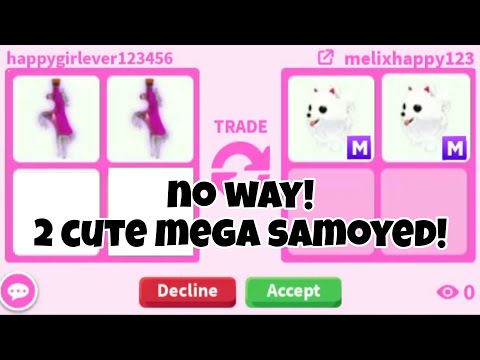 😱😛No Way! I GOT 2 *NEW* SUPER CUTE MEGA NEON *SAMOYED* In Adopt Me+HUGE OFFERS For MEGA NEON SAMOYED