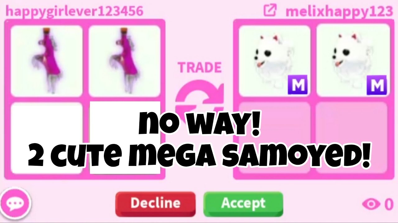 😱😛No Way! I GOT 2 *NEW* SUPER CUTE MEGA NEON *SAMOYED* In Adopt Me+HUGE ...