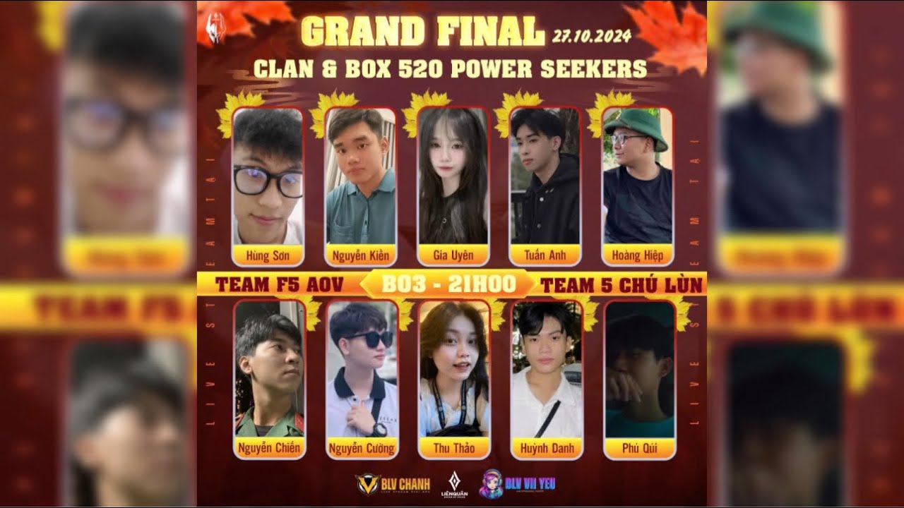 Chung Kết Tổng Clan and Box chat 520┇Power Seekers - BLV Vii Yêu - YouTube