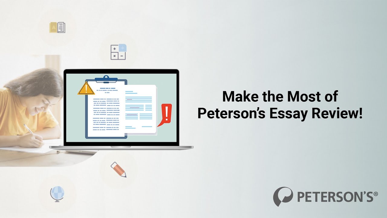 Make the Most of Peterson's Essay Review! - YouTube