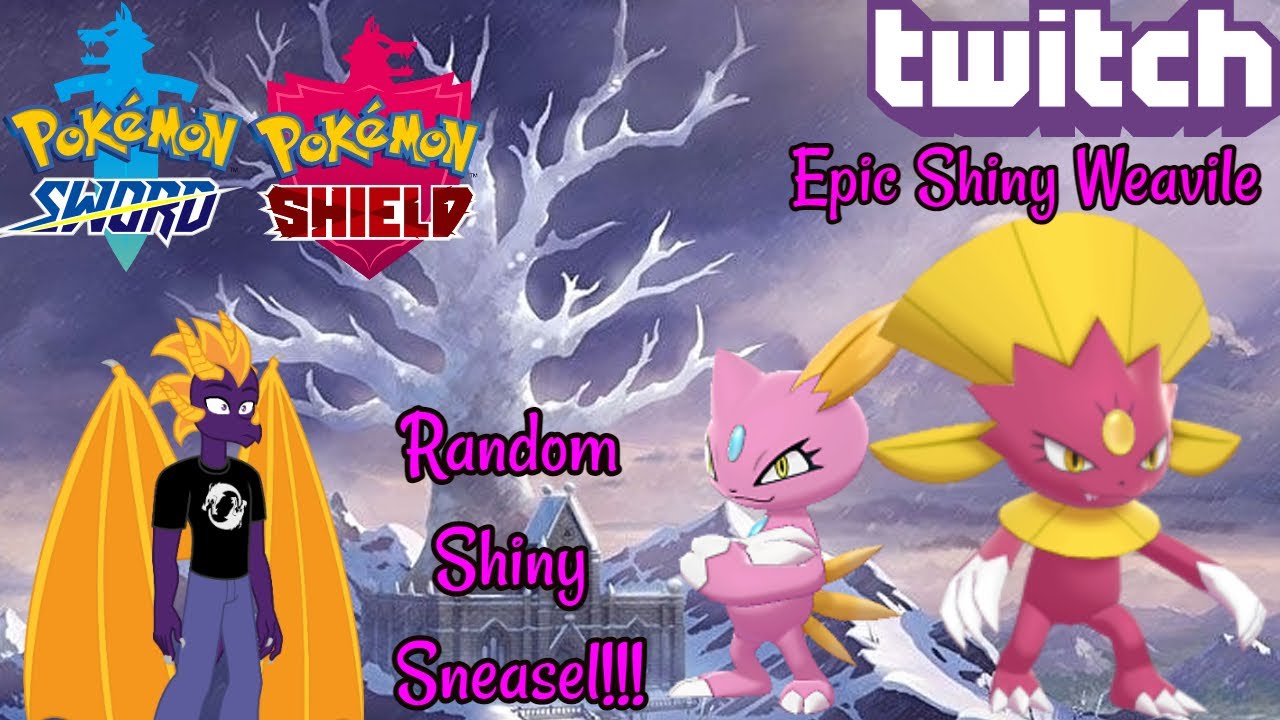 Random Shiny Sneasel!! Epic Shiny Weavile!! Pokémon Sword And Shield ...
