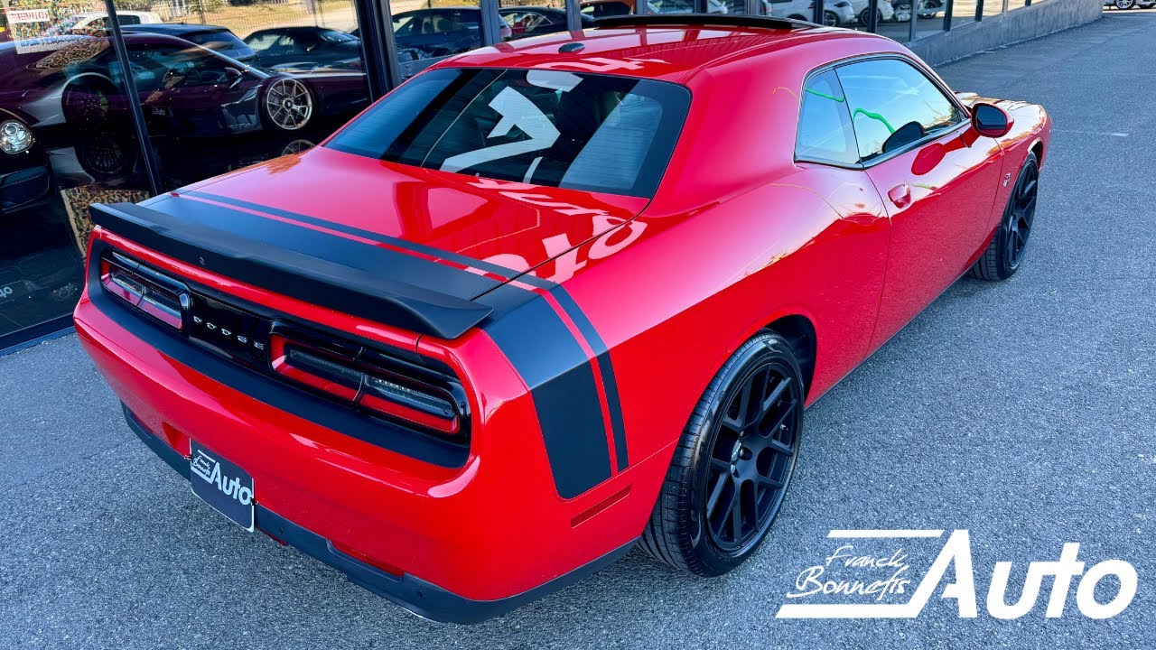 DODGE CHALLENGER R/T 6.4 V8 HEMI 492 CH SCAT PACK 💣 - YouTube