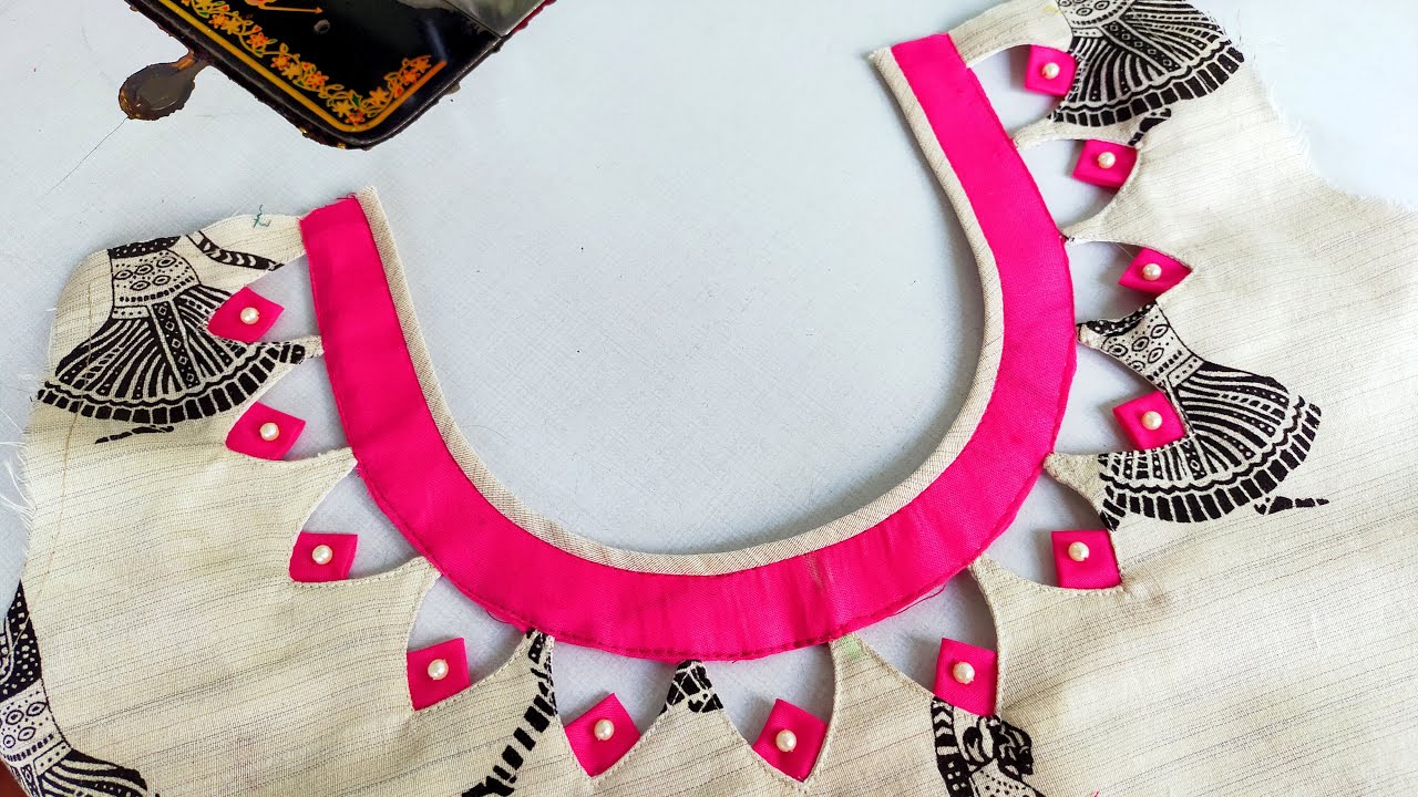 simple and creative round neck kurti design l neck design for kurti ...