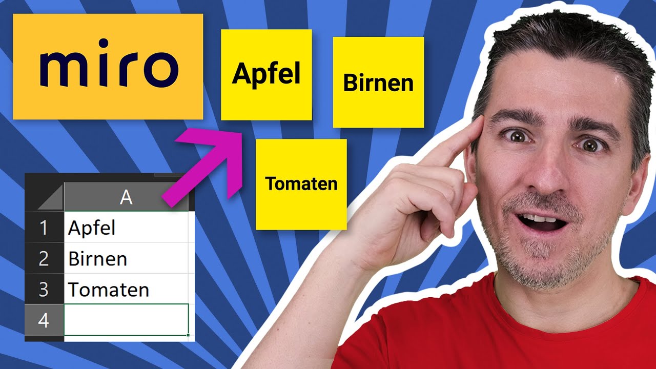 Miro Sticky Notes schneller erstellen / PostIts aus Liste erzeugen ...