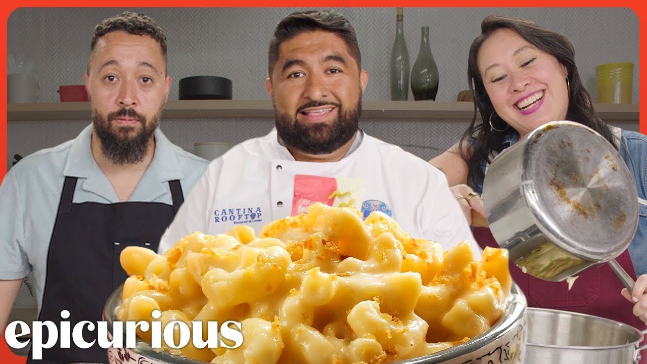 3 Chefs Try to Make Mac & Cheese with No Recipe | Epicurious - YouTube