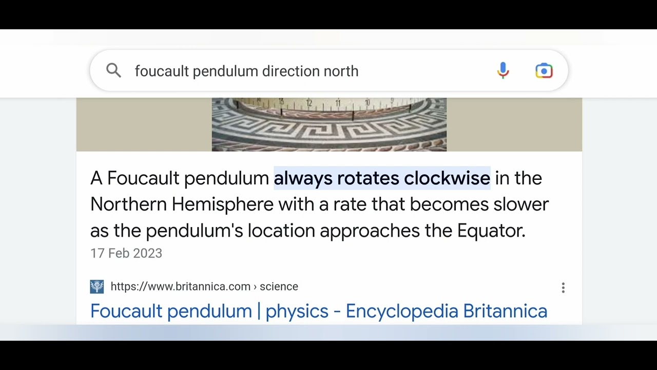 coriolis effect, storms, stars and foucault pendulum - YouTube