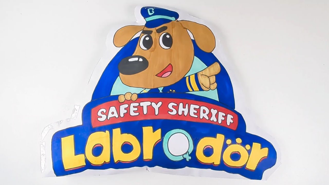 Safety Sheriff Labrador Blindbag - YouTube