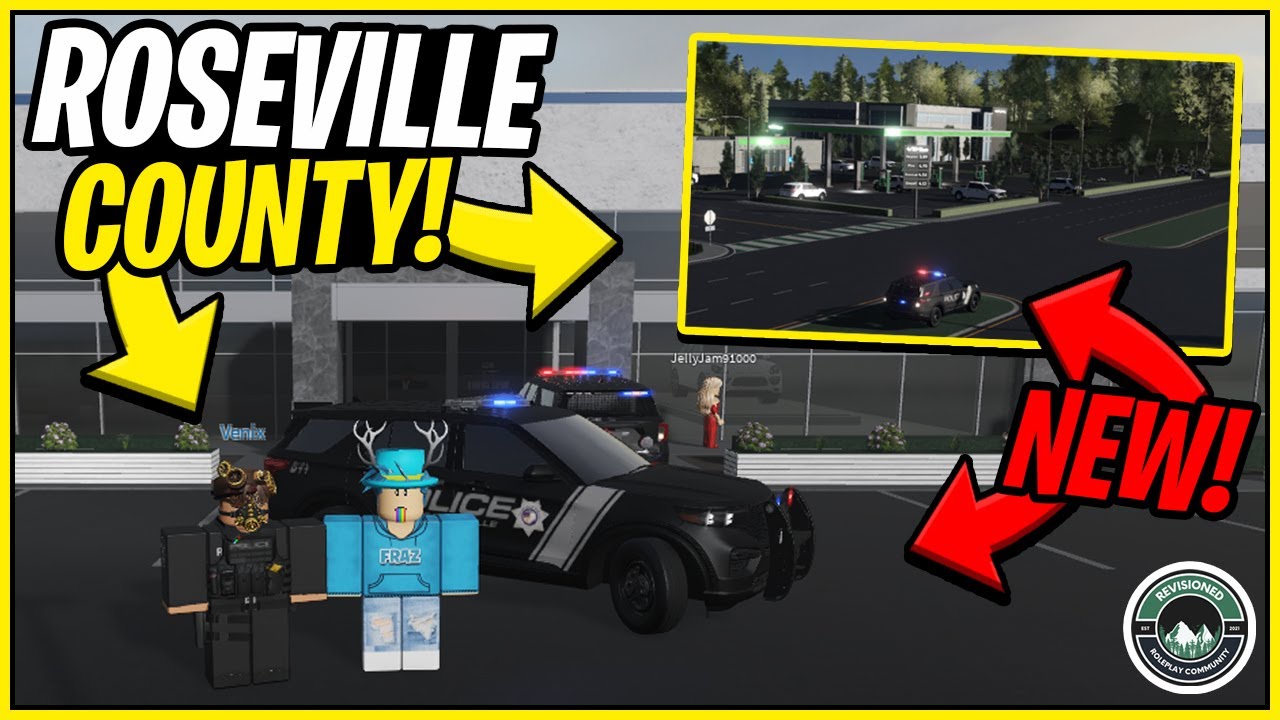 *NEW* ROSEVILLE COUNTY JUST RELEASED ON ROBLOX! // Roblox ER:LC - YouTube