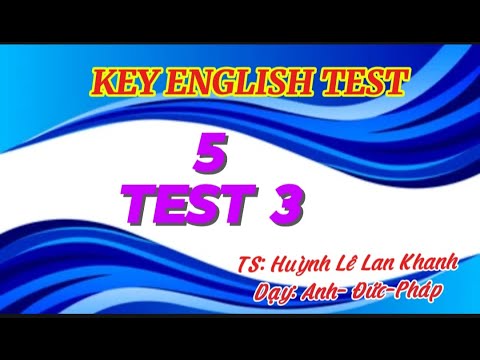 Key English Test 5- TEST 3 - YouTube