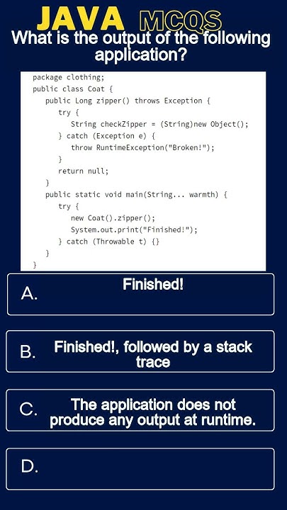 Java MCQs 60 - YouTube