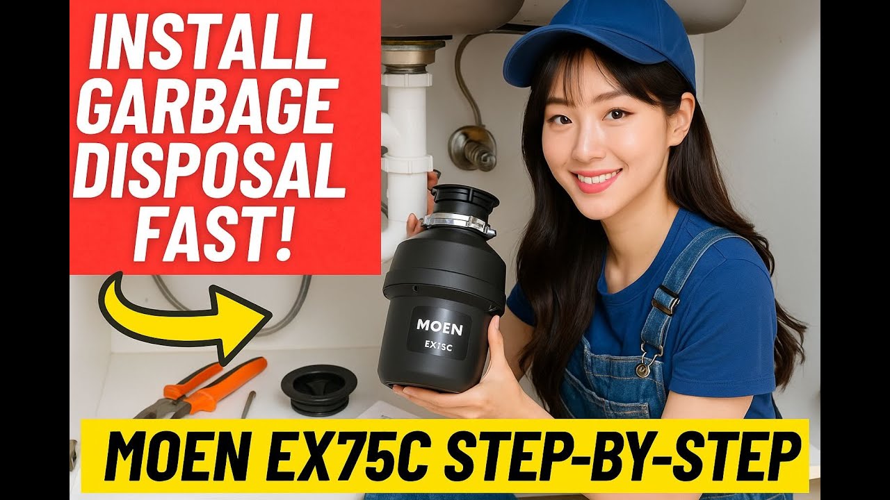 Replace InSinkErator with Moen EX75c | New Flange | Easy DIY Garbage ...