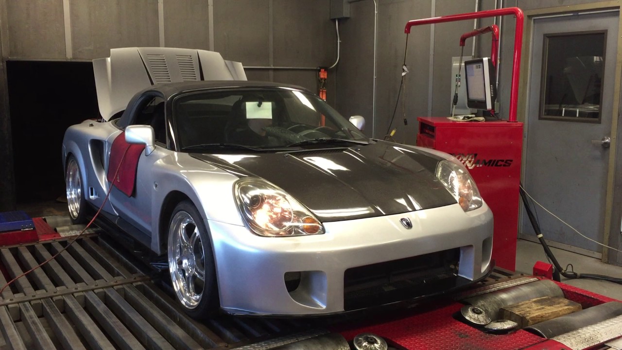 PTUNING Tuned. 2003 Toyota MR2 Sypder Widebody NA-T. Dyno Run. - YouTube