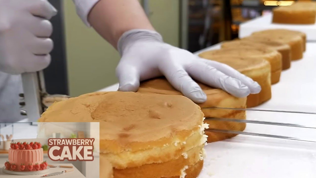 Inside a Cake Factory: How We Make Thousands of Cakes Every Day! - YouTube