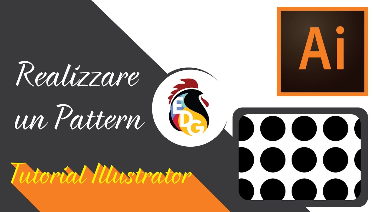 Realizzare Un Pattern con Adobe Illustrator (Tutorial ITA) - YouTube