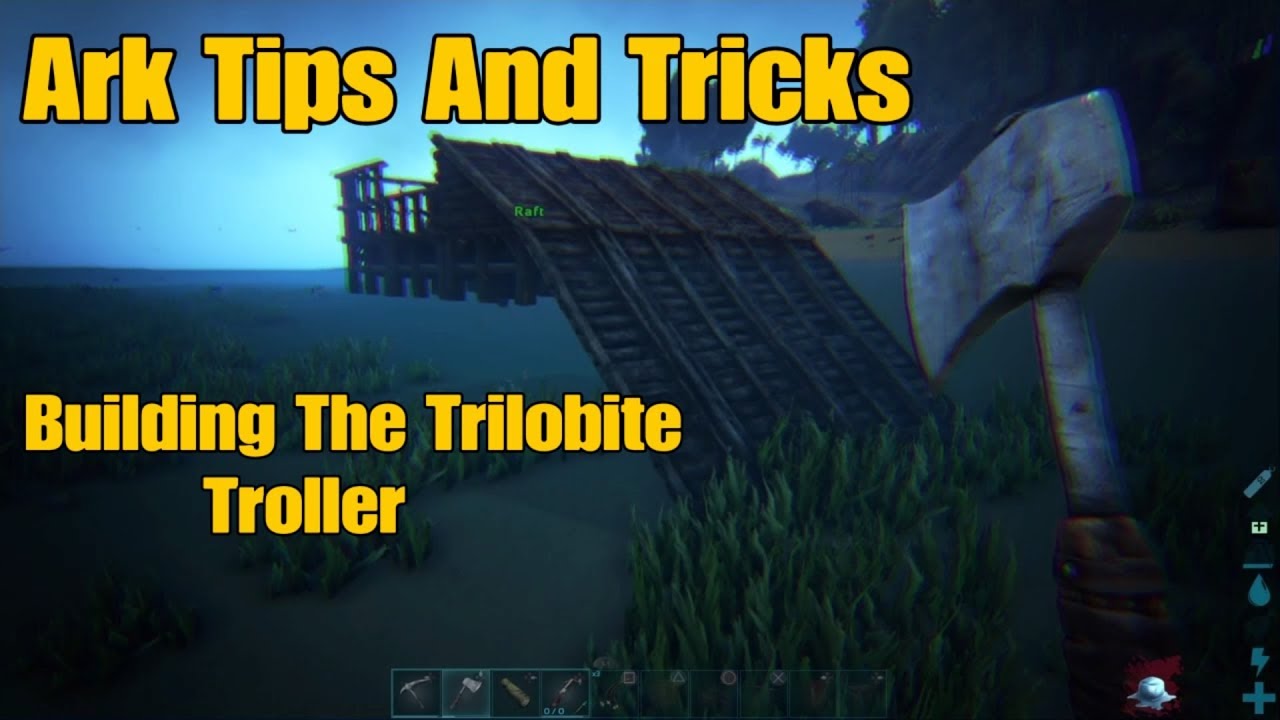 Ark Tips And Tricks. Building The Trilobite Troller. - YouTube