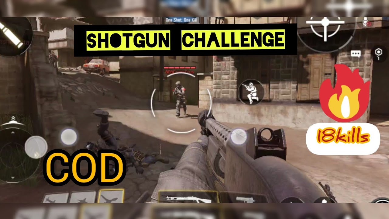CoD mobile // shotgun challenge // 18 kills - YouTube
