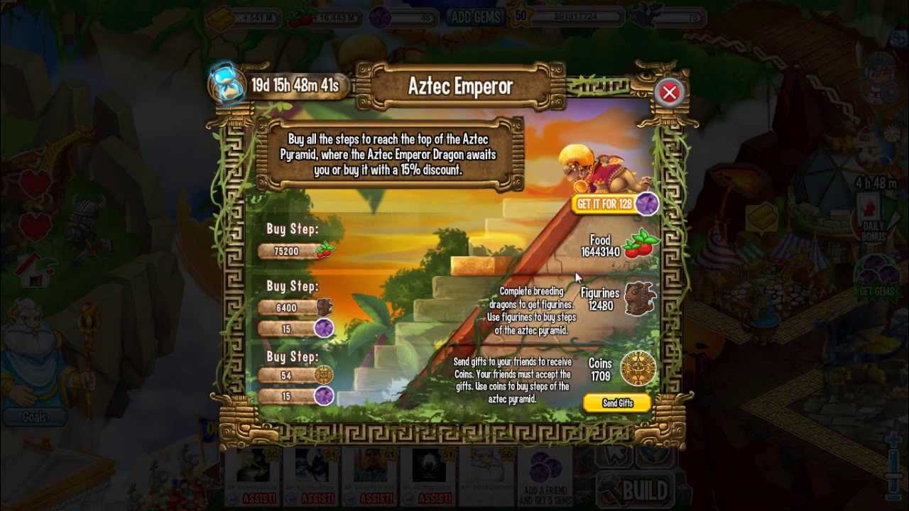Isla Azteca (Aztec Island) 3/4 - Dragon city - YouTube