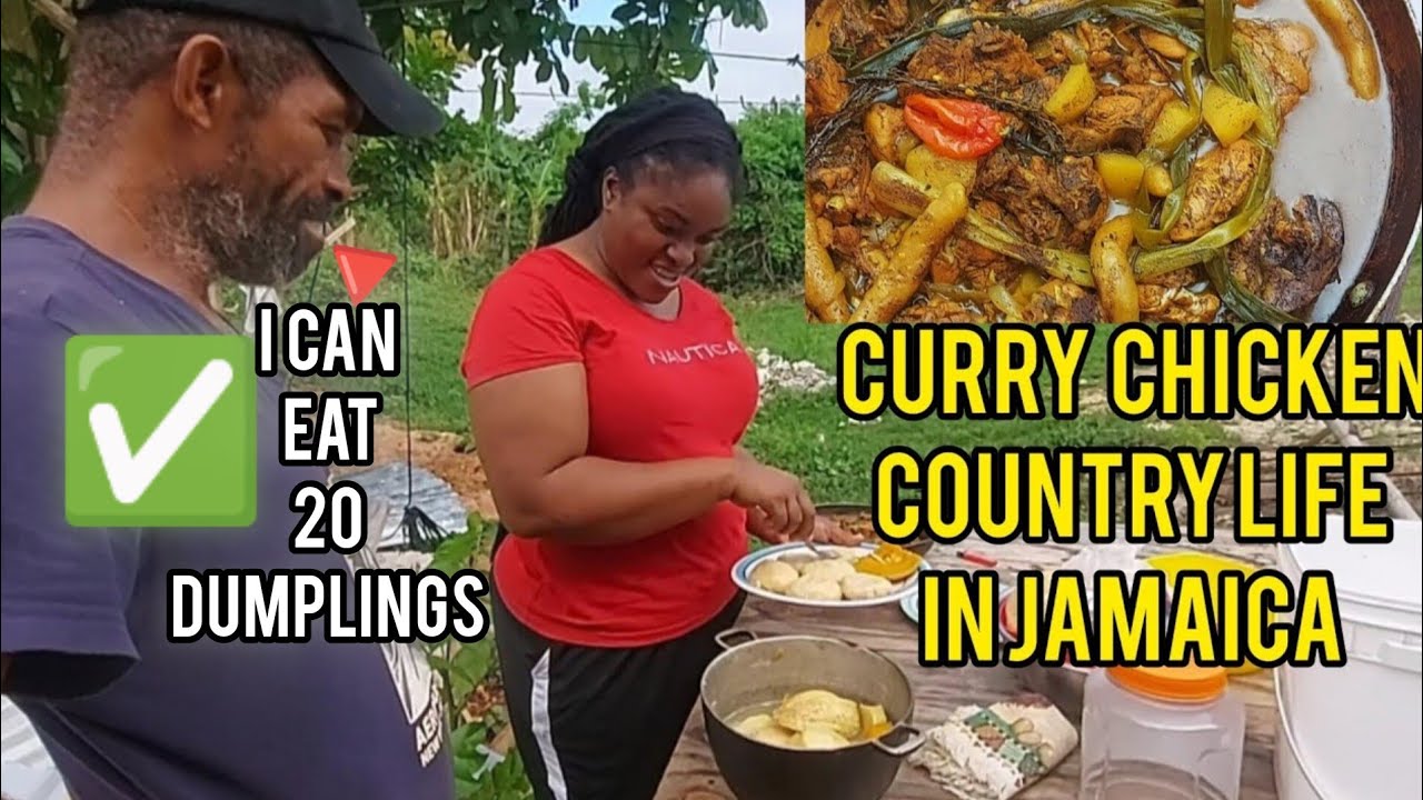 COOKING CURRY CHICKEN IN THE COUNTRY, WITH MAN THAT CAN EAT 20 ...