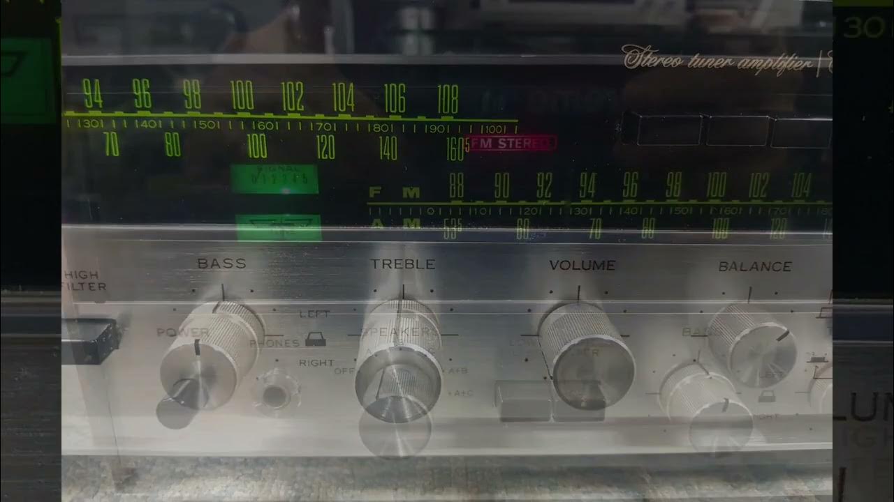 SANSUI 5000A 수리 - YouTube