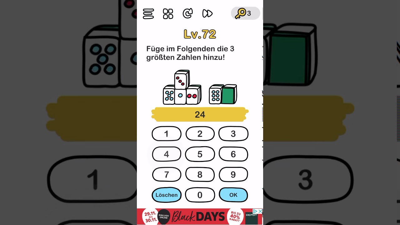 Brain out Level 72 Lösung - YouTube