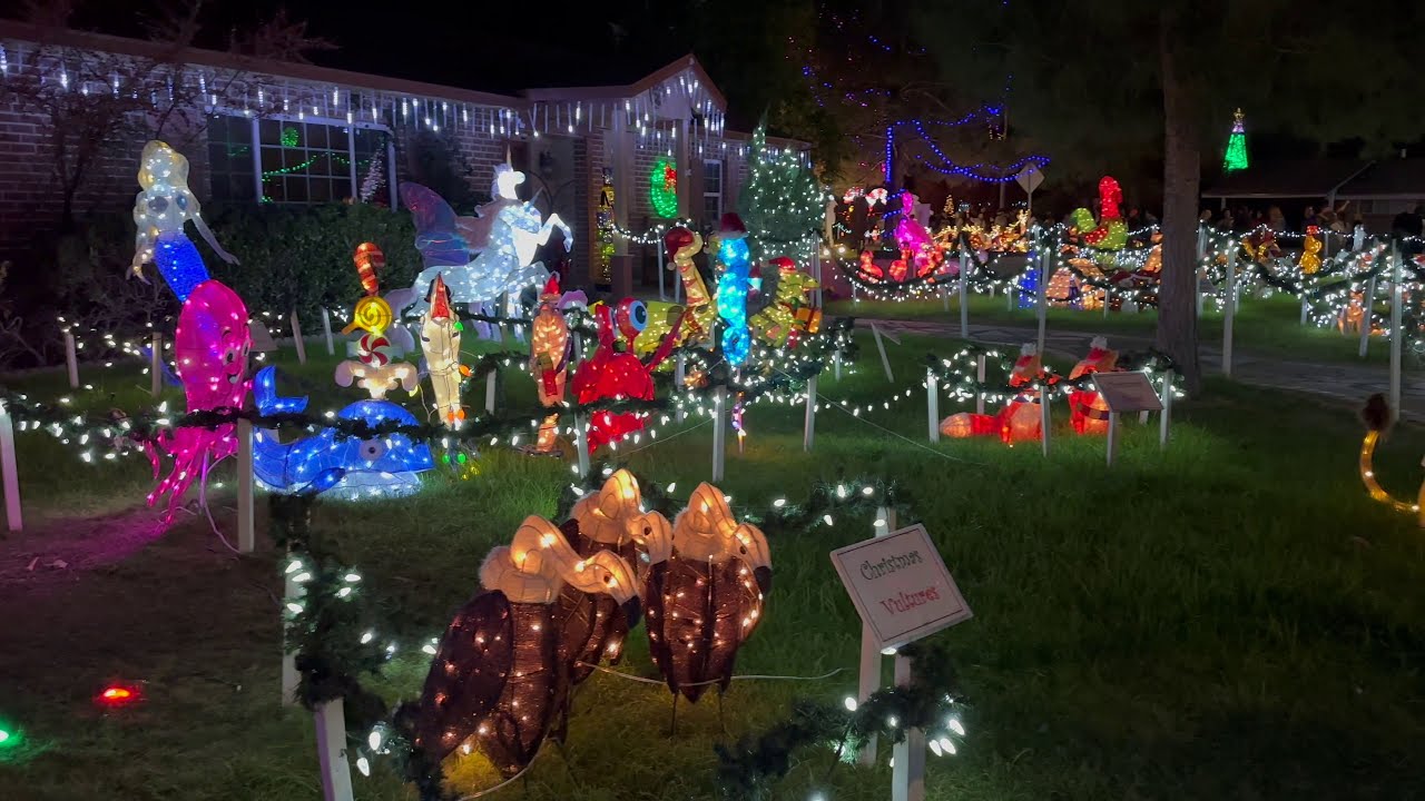 4K Tucson Arizona Winterhaven Festival of Lights 2023 - YouTube