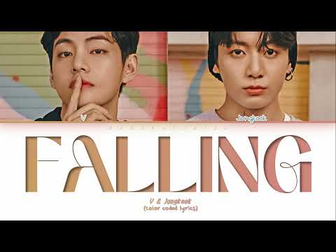 V & Jungkook - Falling (Color Coded Lyrics)