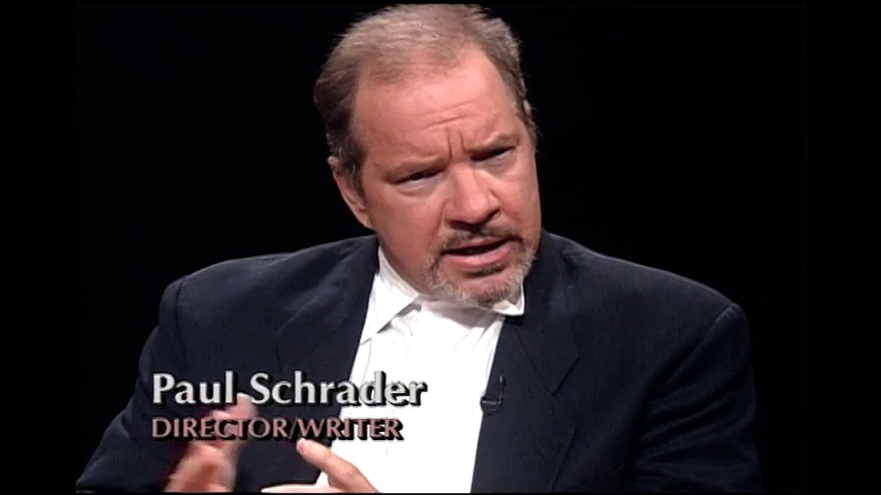 Paul Schrader on Charlie Rose, September 15, 1992 - YouTube