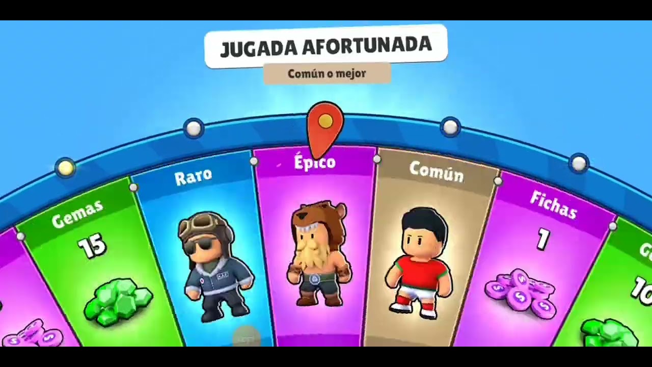 mi primer ruleta en stumble guys - YouTube