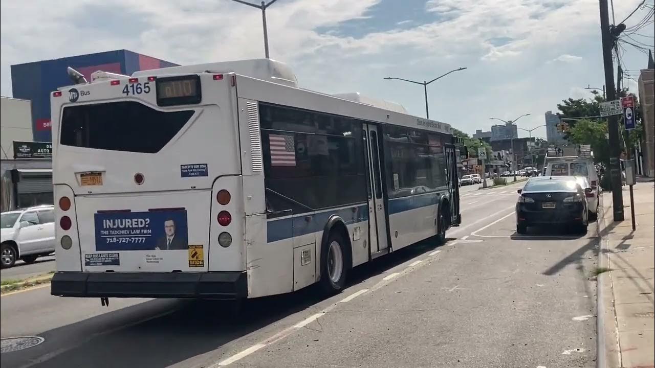 ᴴᴰ MTA Bus: 2009 Orion VII NG Hybrids #4122/#4165/#4468 on the Q110 Bus @ Jamaica Av/181 St ...