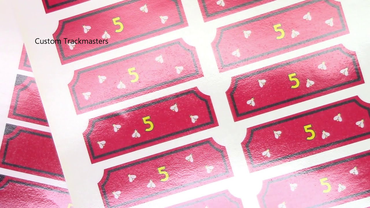 sticker replacements for Thomas & friends Trackmasters trains - YouTube