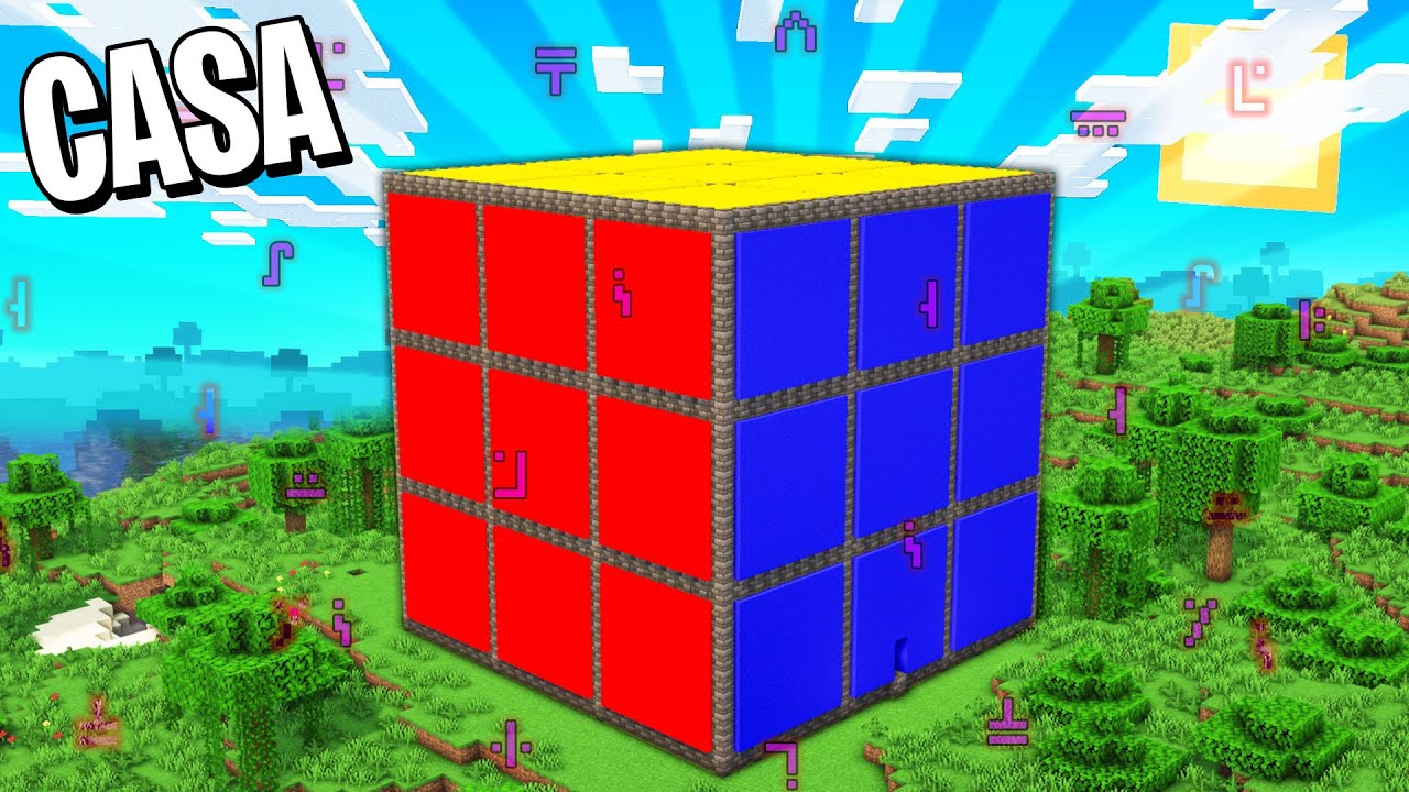 HO COSTRUITO la CASA CUBO di RUBIK GIGANTE MINECRAFT VANILLA #56 - YouTube