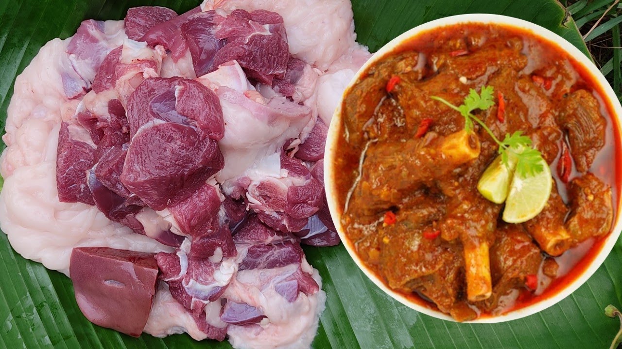 mutton curry moton ranna recipe - YouTube