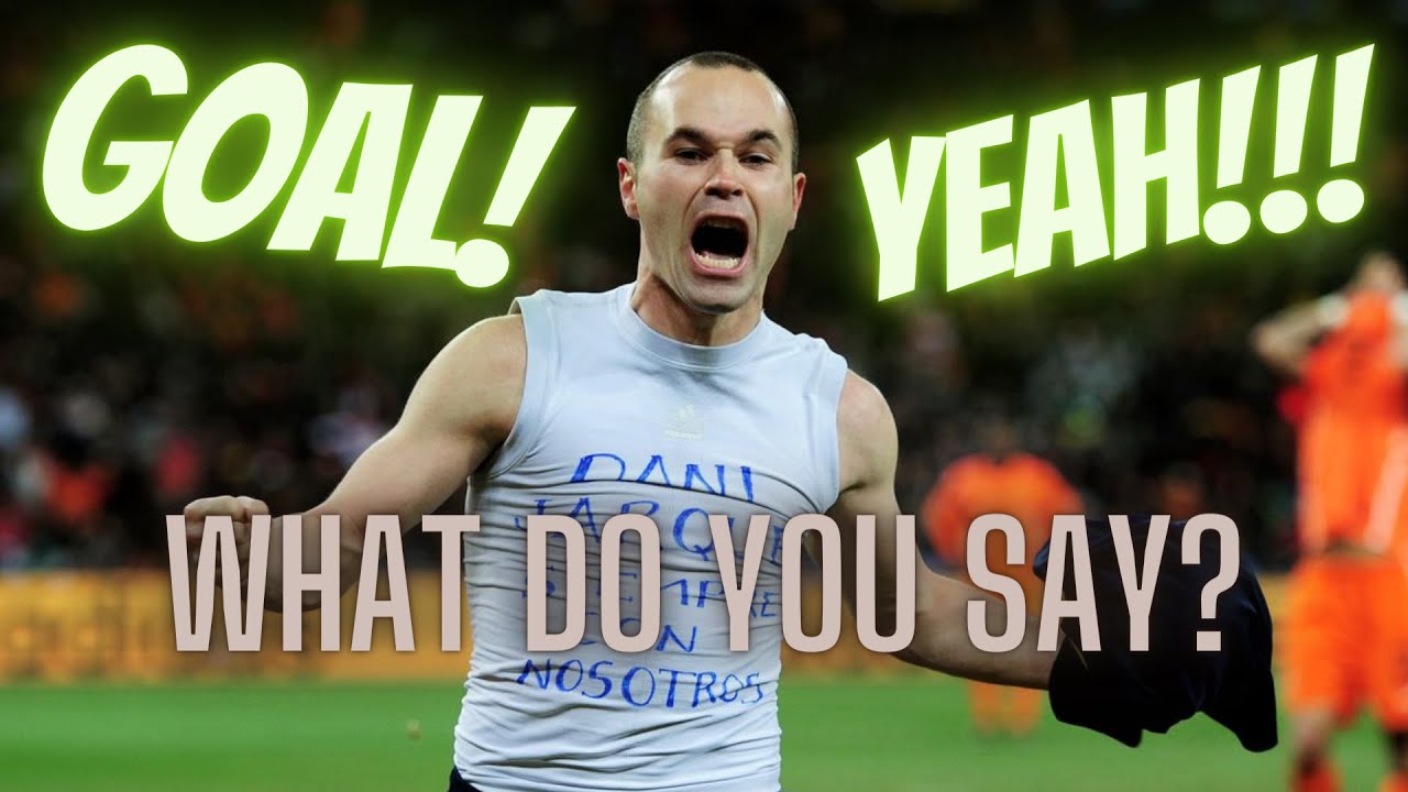 'Goal' or 'Yes' - when your team scores a goal??? - YouTube