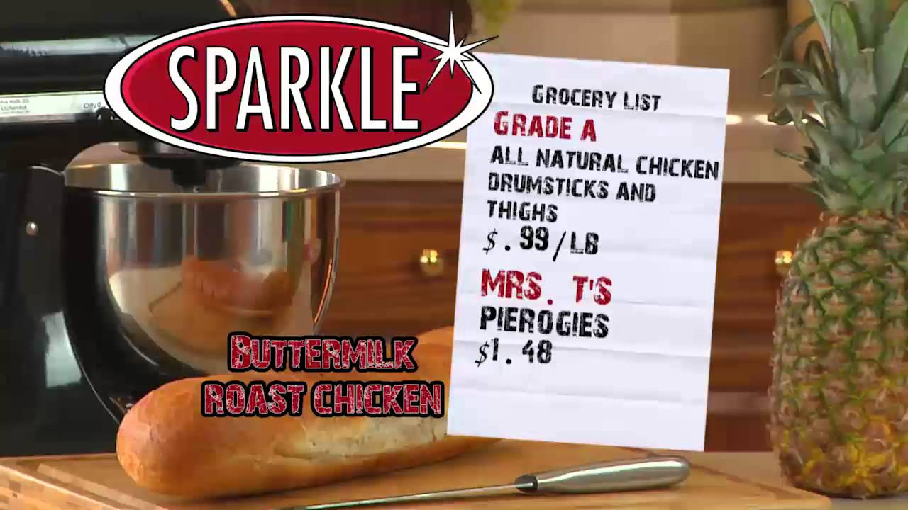 Sparkle Great Groceries Buttermilk Roast Chicken - YouTube
